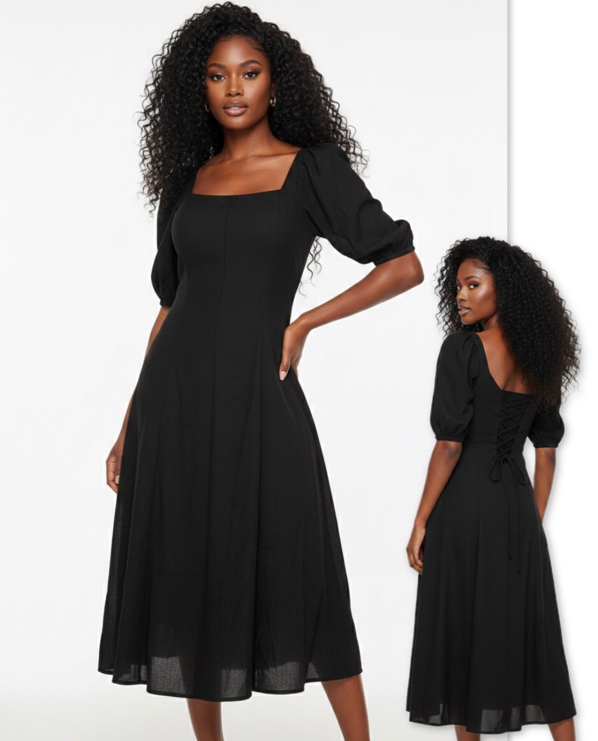 A-line midi dress (20445) – Zillion