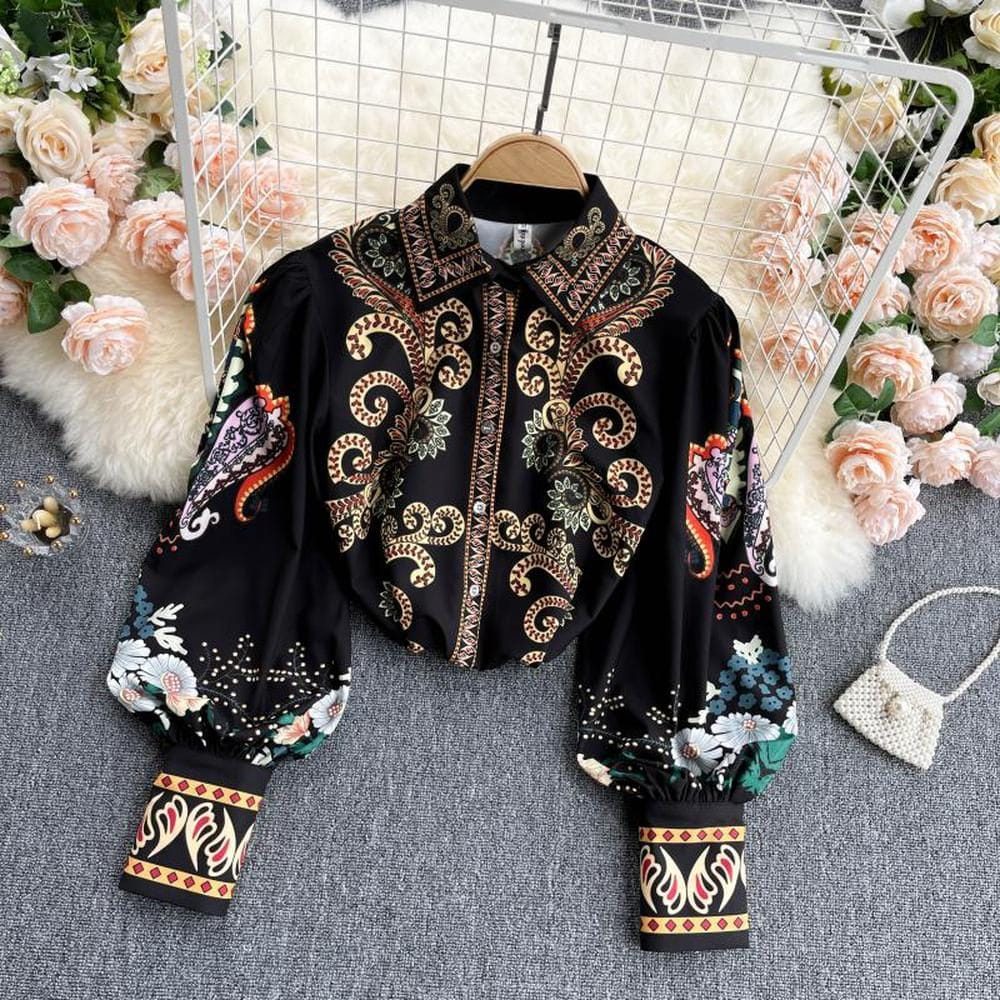 Women’s Retro Blouse (2049) – Zillion